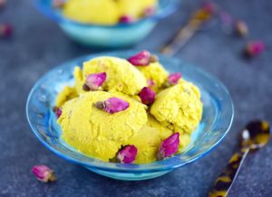 Bastani - Persian Rosewater, Saffron and Pistachio Ice Cream - Ahu Eats